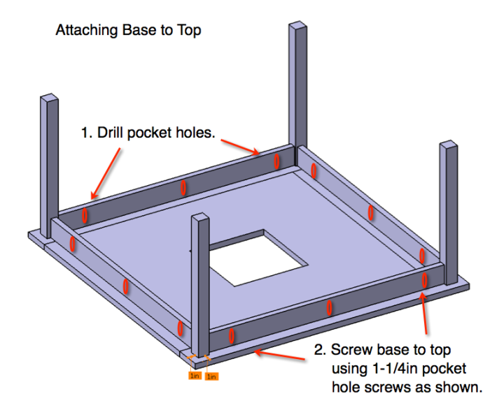 Free DIY LEGO Table Plans