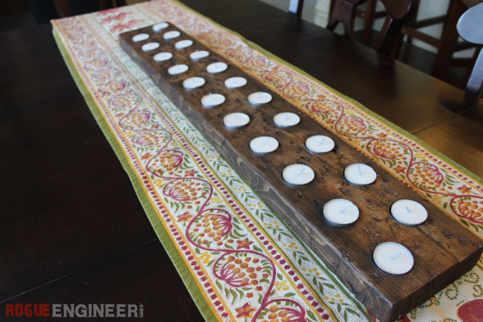 DIY Tea Light Centerpiece | Free Plans | Rogue Engineer