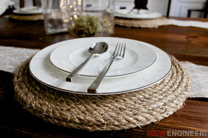 DIY Rope Plate Charger | Free Plans