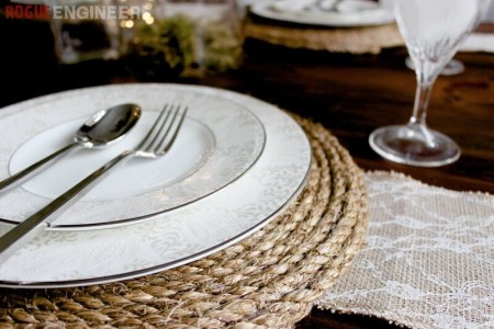 DIY Rope Plate Charger | Free Plans