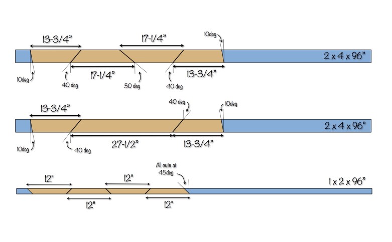 DIY X-Brace Side Table w/ Concrete Top - Free & Easy Plans