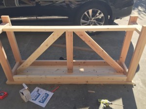 DIY X-Brace Console Table - Free Plans - Rogue Engineer