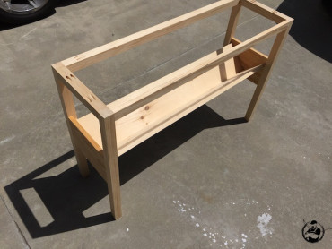 Book Rack Console Table { Free DIY Plans } Rogue Engineer