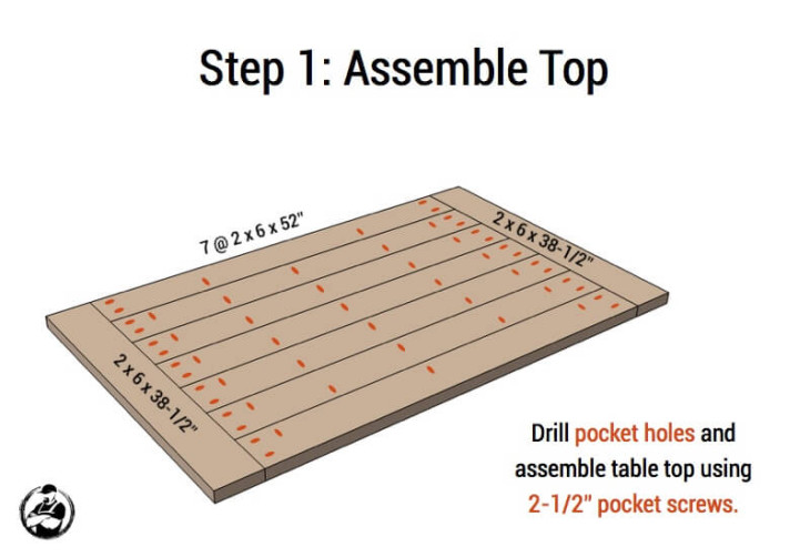 Monastery Dining Table { Free DIY Plans } Rogue Engineer