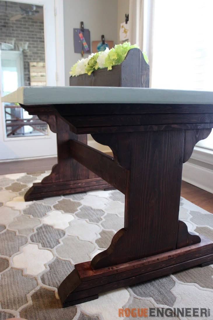 Monastery Dining Table { Free DIY Plans } Rogue Engineer
