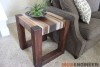 Scrap Wood Side Table { Free DIY Tutorial } Rogue Engineer