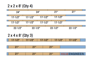 Simple Square Side Table { FREE DIY Plans } Rogue Engineer