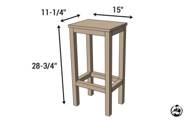 Easiest Bar Stools EVER! { Free DIY Plans } Rogue Engineer