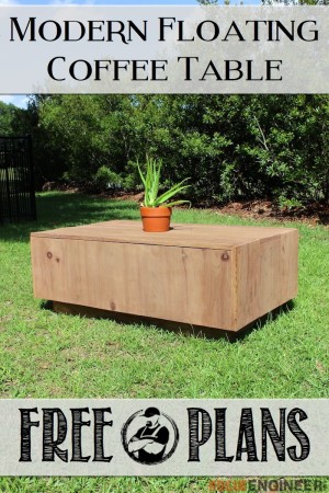 Rogue Engineer - Free Modern Floating Coffee Table Plans