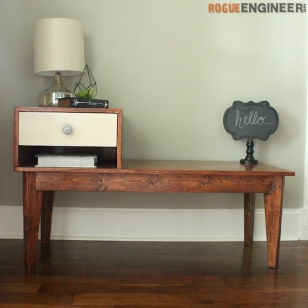 Telephone Table { Free DIY Plans } Rogue Engineer