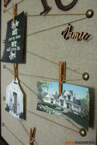 DIY Vision Board { Free DIY Plans } Rogue Engineer