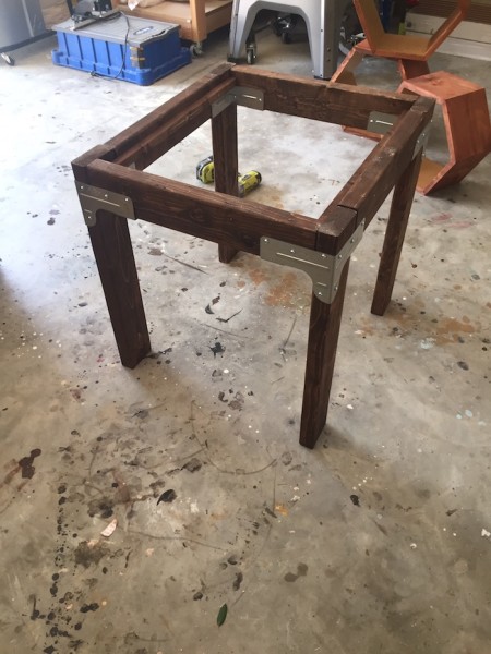 DIY Industrial Side Table - Rogue Engineer