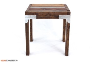 DIY Industrial Side Table - Rogue Engineer
