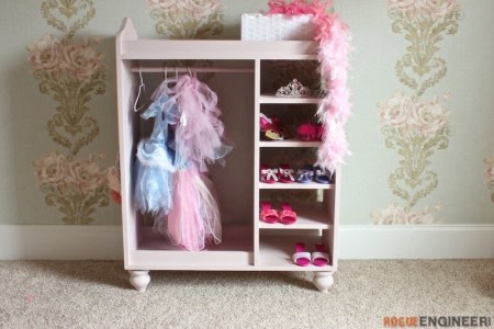 Girl's Dress Up Center { Free DIY Plans } Rogue Engineer