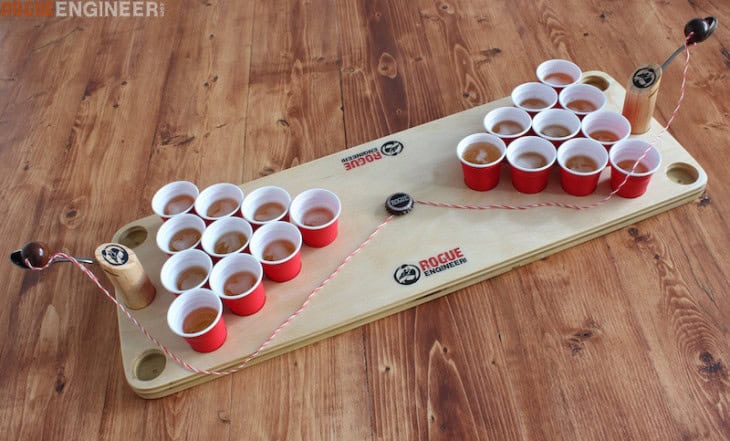 DIY Mini Beer Pong Game - Rogue Engineer