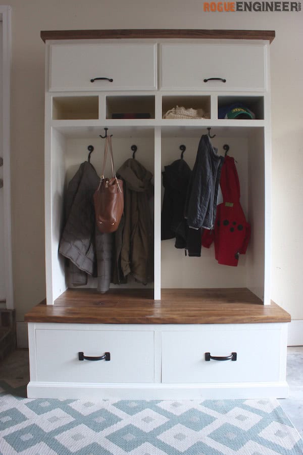 Diy Mudroom Locker Plans
