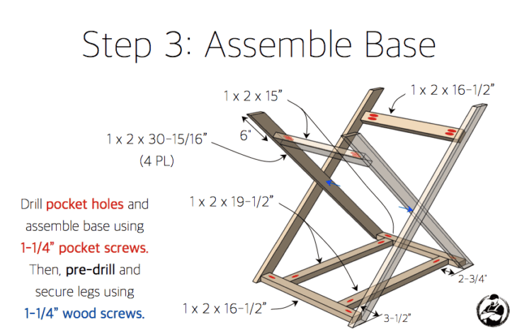 X Base Accent Table » Rogue Engineer