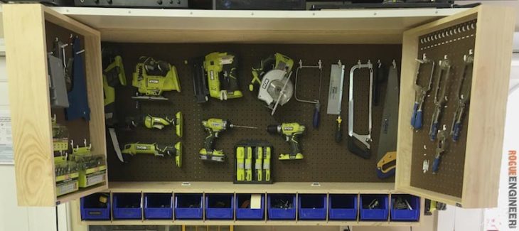 Tool Storage Wall Cabinet » Rogue Engineer