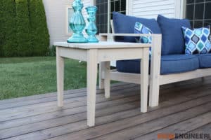 Simple Outdoor Side Table » Rogue Engineer