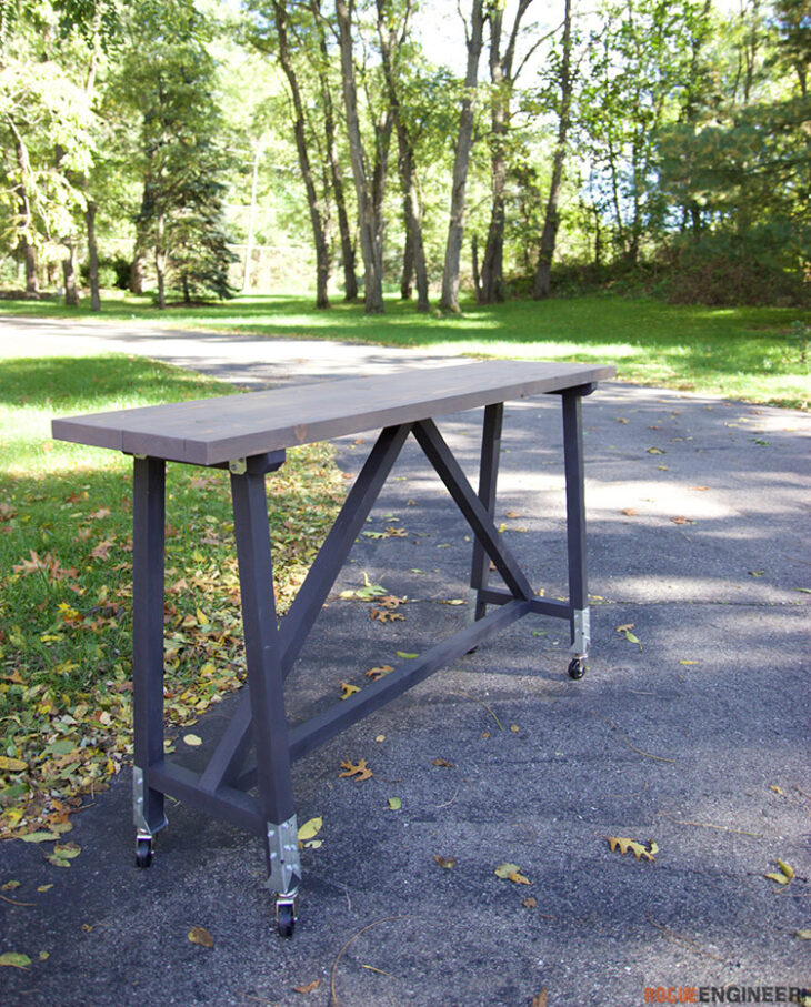 DIY Truss Console Table Plans - Rogue Engineer