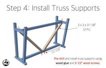 DIY Truss Console Table Plans - Rogue Engineer