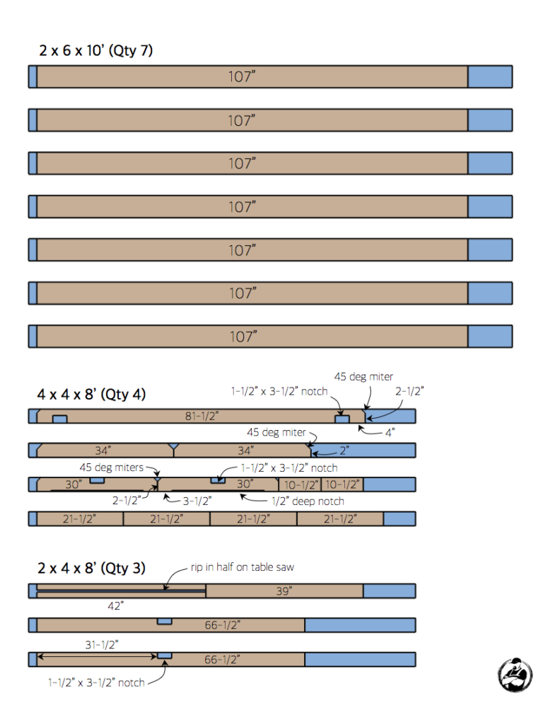 H-Leg Dining Table » Rogue Engineer