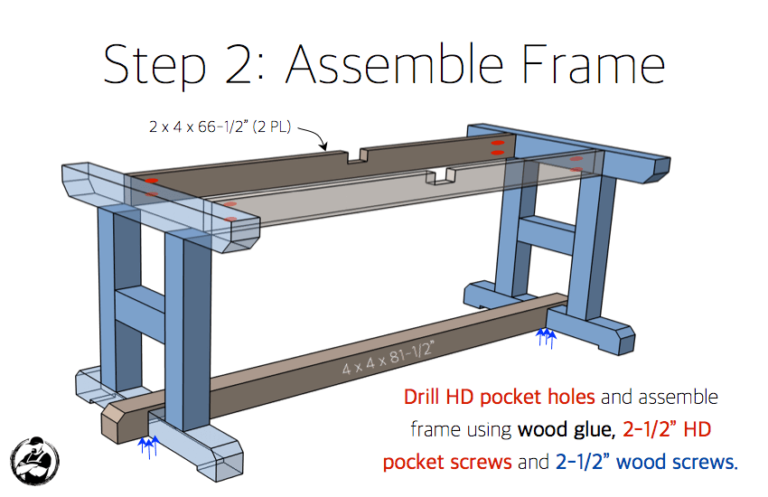 H-Leg Dining Table » Rogue Engineer