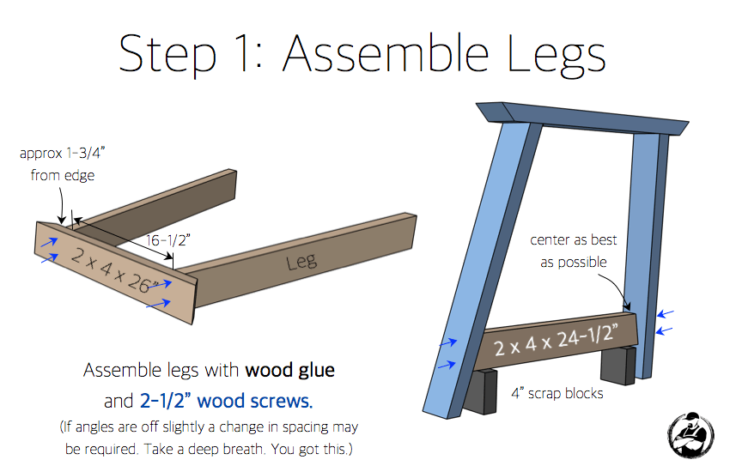 Double Angle Dining Table » Rogue Engineer