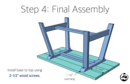 Double Angle Dining Table » Rogue Engineer