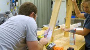 Double Angle Dining Table » Rogue Engineer