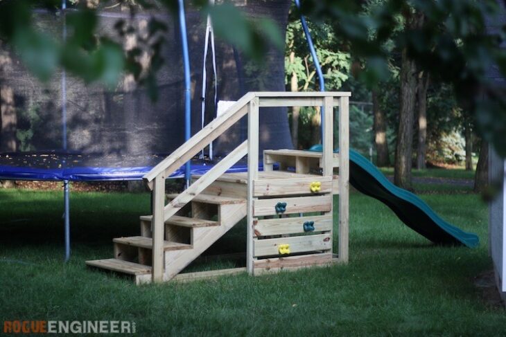 Trampoline Stairs with Slide » Rogue Engineer