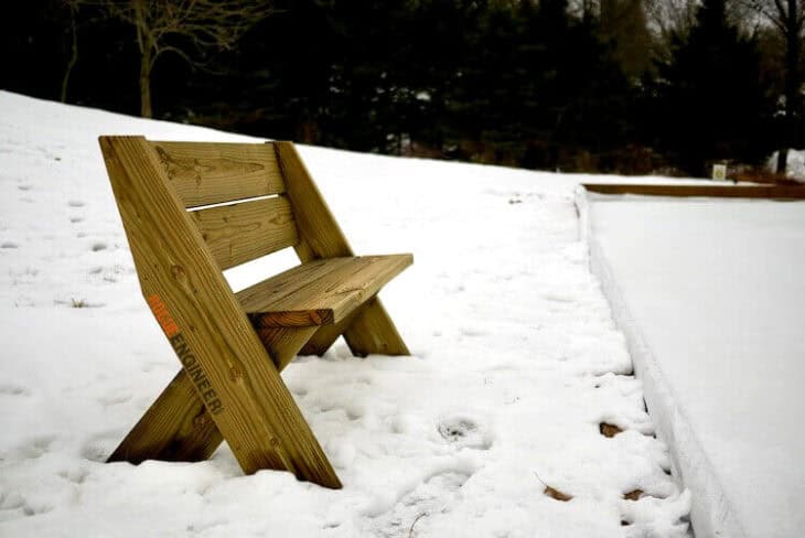 DIY Outdoor Bench in 30 mins w/ only 3 Tools! | Plans by Rogue Engineer