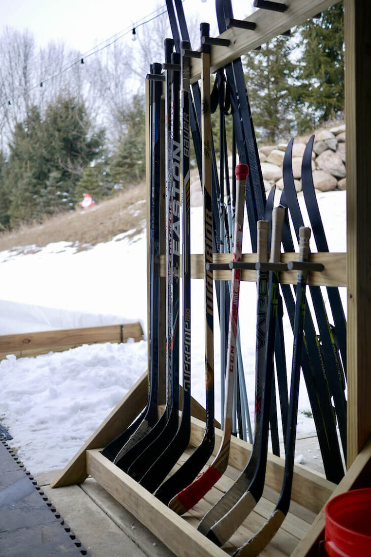 Ski / Hockey Stick Rack » Rogue Engineer