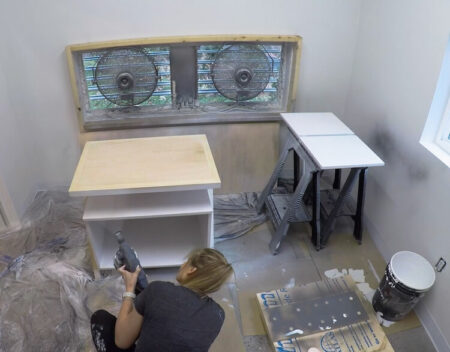 Large Nightstand with Charging Shelf » Rogue Engineer