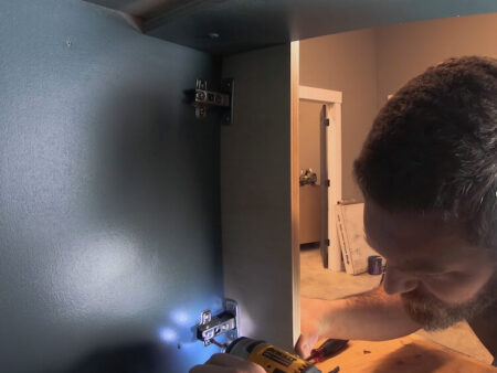 Installing Concealed Cabinet Door Hinges & Handles » Rogue Engineer