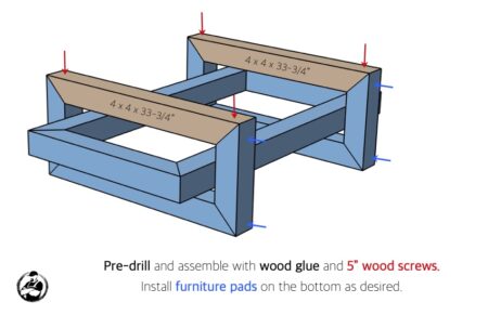 Concrete Top Console Table » Rogue Engineer