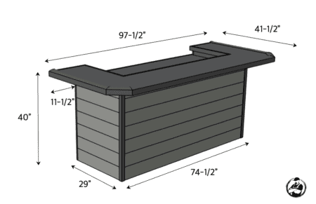 Freestanding Dry Bar » Rogue Engineer