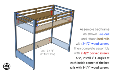 Twin Loft Bed » Rogue Engineer