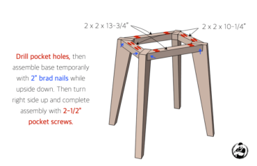 Tapered Leg Side Table » Rogue Engineer