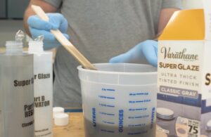 Round Epoxy Live Edge Table » Rogue Engineer