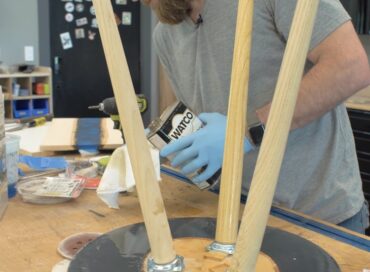 Round Epoxy Live Edge Table » Rogue Engineer