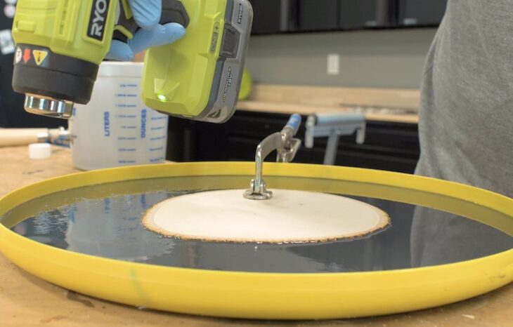 Round Epoxy Live Edge Table » Rogue Engineer