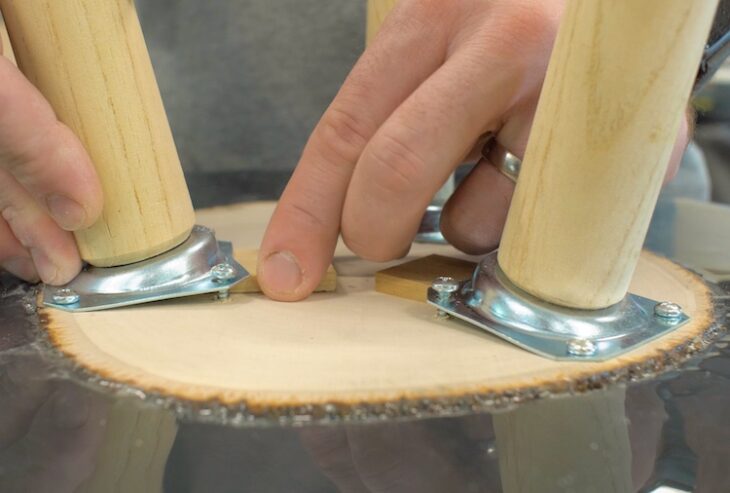 Round Epoxy Live Edge Table » Rogue Engineer