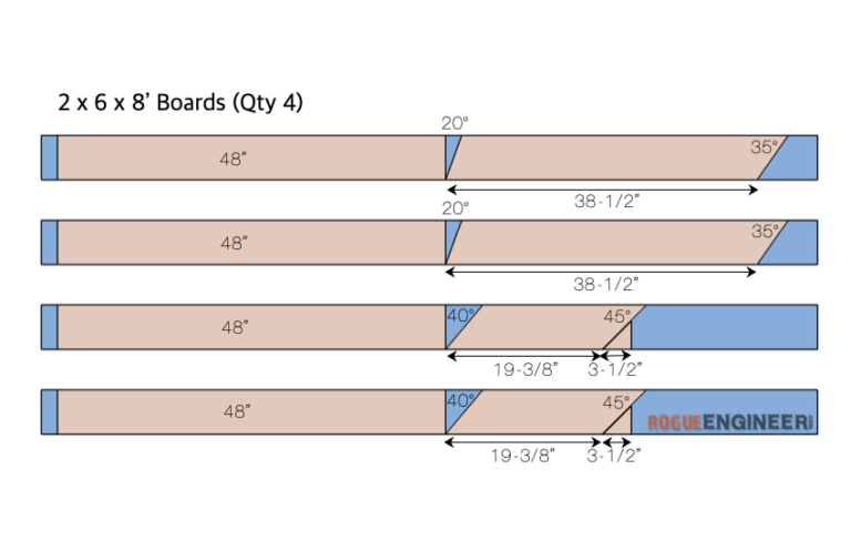 DIY 2x6 Outdoor Bench w/ Back Plans » Free Plans