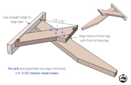 DIY 2x6 Outdoor Bench w/ Back Plans » Free Plans