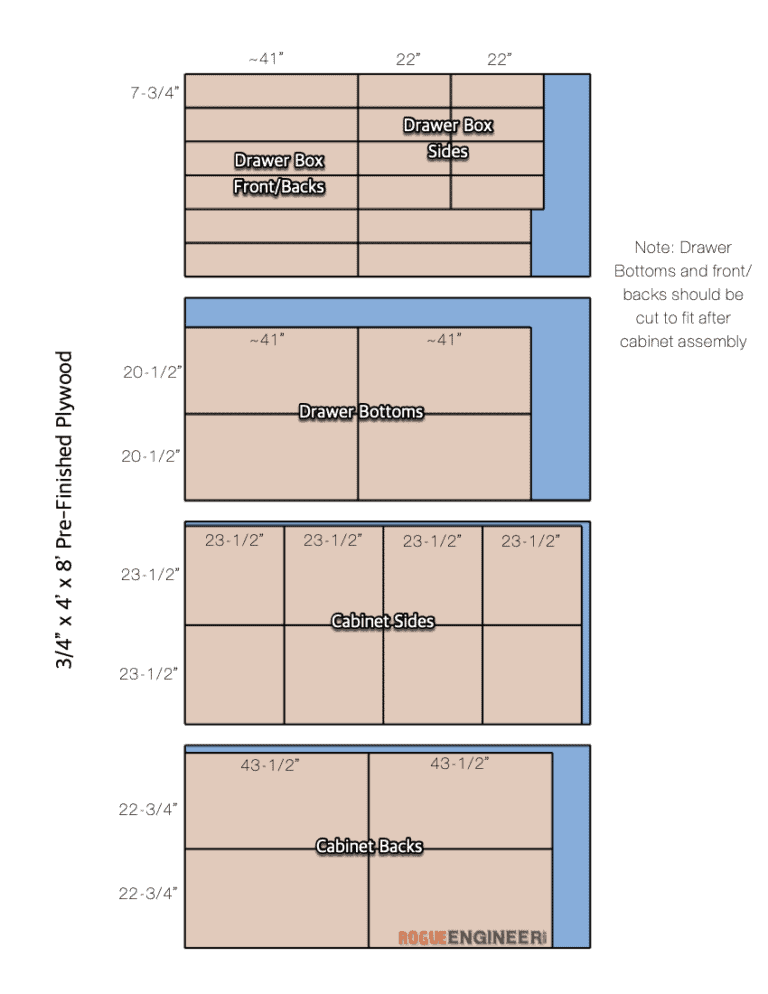 Built-In Entertainment Center » Rogue Engineer