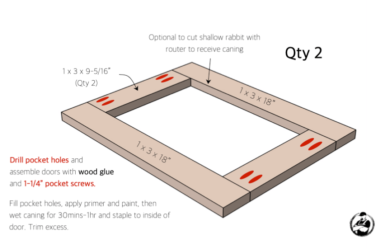 Nightstand with Cane Doors » Rogue Engineer