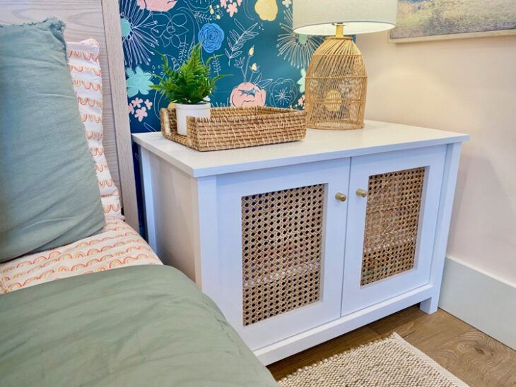 Nightstand with Cane Doors » Rogue Engineer