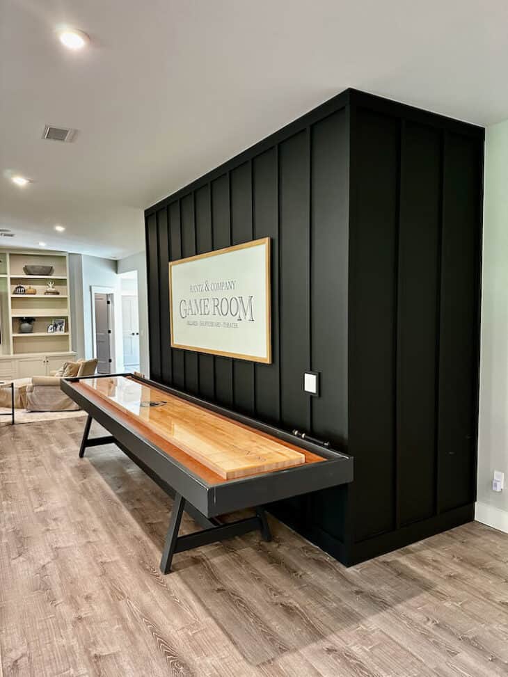 Board and Batten Feature Wall + Personalized Sign » Rogue Engineer