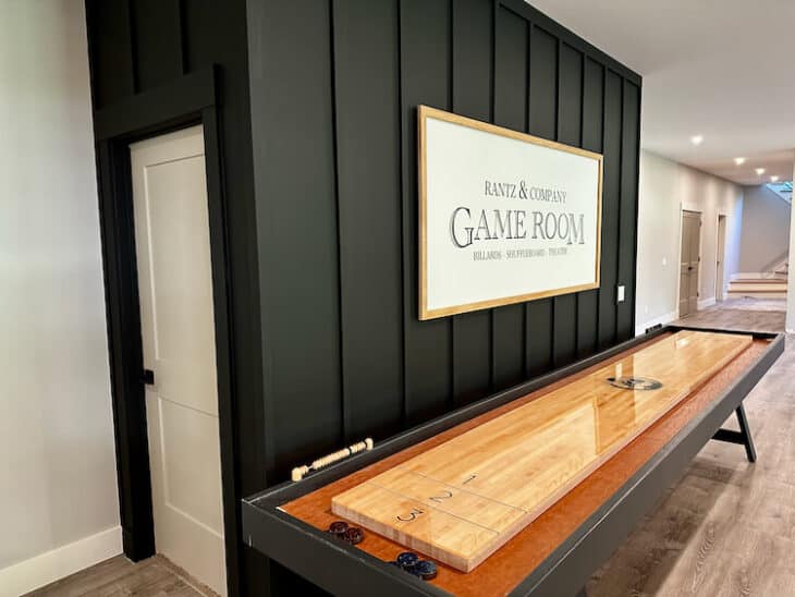 Board and Batten Feature Wall + Personalized Sign » Rogue Engineer